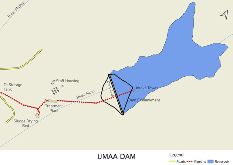 Design review of 28m high Umaa Dam, Water Treatment works, Storage and ...